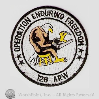 Mark with The text "OPERATION ENDURING FREEDOM | #348017