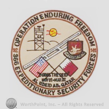Mark with Enduring Freedom & Iraqi Freedom patch | #348135