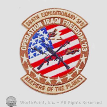 Mark with Enduring Freedom & Iraqi Freedom patch | #348187