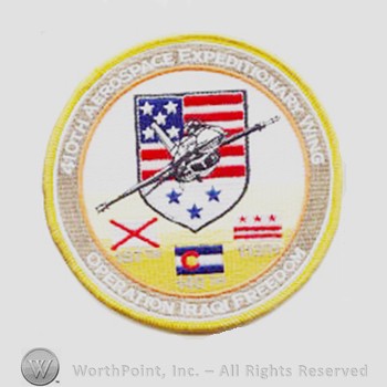 Mark with The text "410TH AEROSPACE EXPEDITIONARY | #348214