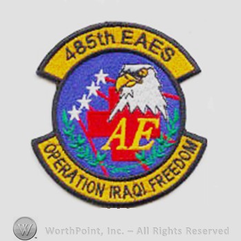 Mark with The text "485th EAES OPERATION IRAQI | #348272