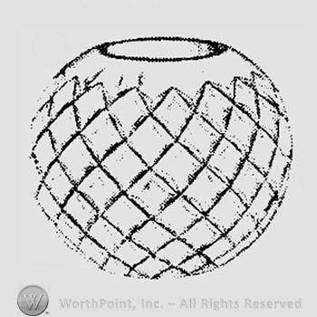 Mark with Glass pattern: Westmoreland; rose bowl. | #350861