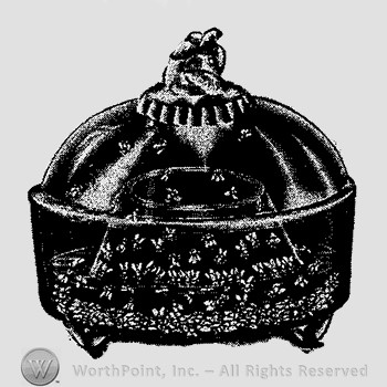 Mark with Glass pattern: Unknown; fly trap. | #351091