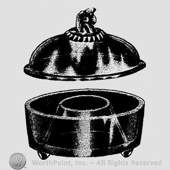 Mark with Glass pattern: Unknown; fly trap. | #351092