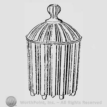 Mark with Glass Pattern: No. 308 Panneled Rib; | #352624