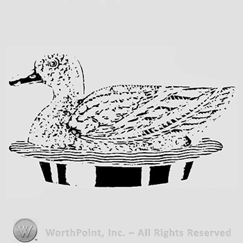Mark with Glass Pattern: Opal duck; Farm yard | #352739