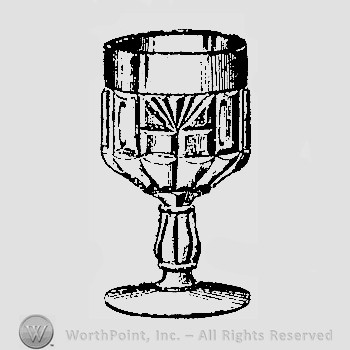 Mark with Glass Pattern: Oregon; wine glass. | #353049