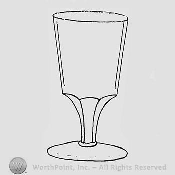 Mark with Glass Pattern: No. 6; egg cup. | #353189