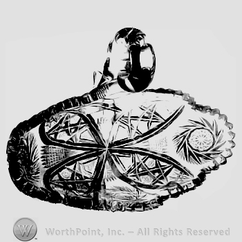 Mark with Glass pattern: Prince; pickle dish. | #353538