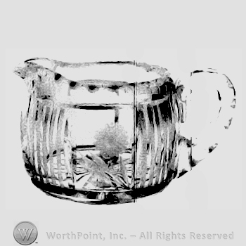 Mark with Glass pattern: Unknown; creamer. | #353652