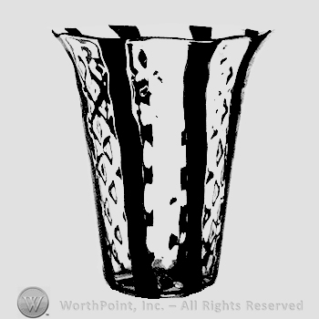 Mark with Glass pattern: Unknown; vase. | #353773