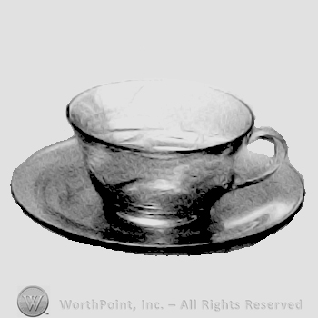 Mark with Glass pattern: Unknown; cup. | #353800