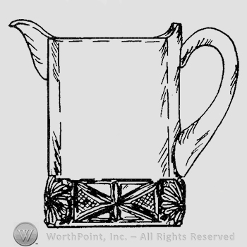 Mark with Glass Pattern: No. 956; creamer. | #355618