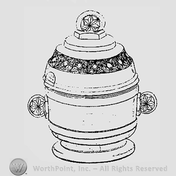 Mark with Glass pattern: Alaric; mustard. | #355867