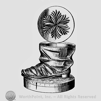 Mark with Glass pattern: Utility; ink-well. | #355873