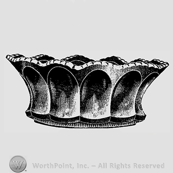 Mark with Glass pattern: Colonial; nappy. | #356231