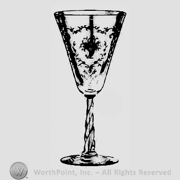 Mark with Glass Pattern: Mayflower; goblet. | #358113