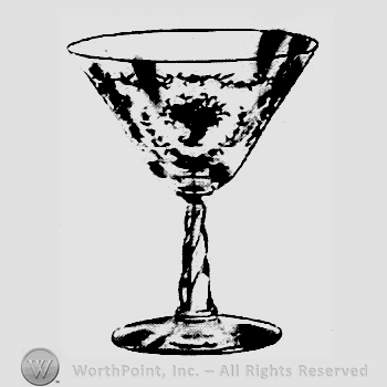 Mark with Glass Pattern: Mayflower; sherbet | #358115