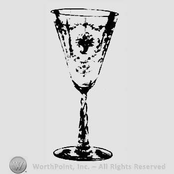 Mark with Glass Pattern: Mayflower; wine glass. | #358118