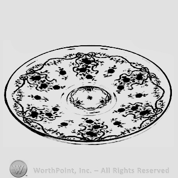 Mark with Glass Pattern: Romance; plate. | #358213