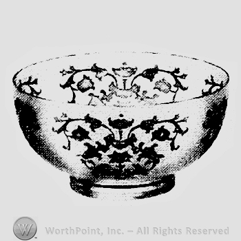 Mark with Glass Pattern: Queen Anne; bowl. | #358220
