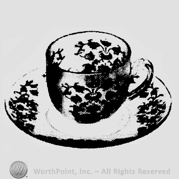 Mark with Glass Pattern: Queen Anne; plate and | #358224