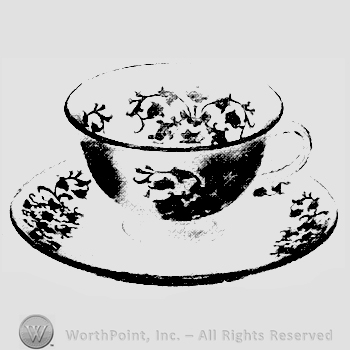 Mark with Glass Pattern: Queen Anne; plate and | #358226