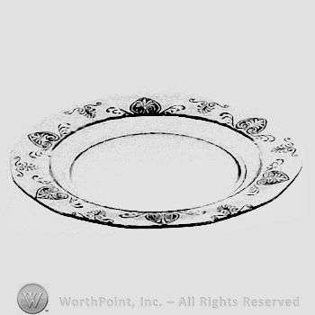 Mark with Glass Pattern: Trojan; plate. | #358322