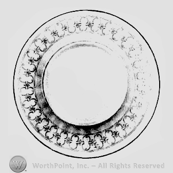 Mark with Glass Pattern: Spartan; plate. | #358433