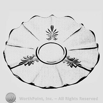 Mark with Glass Pattern: Baroque; plate. | #358515