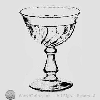 Mark with Glass Pattern: Colony; cocktail glass. | #358566