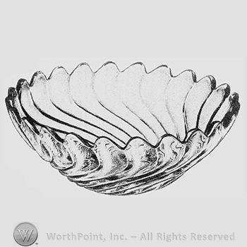 Mark with Glass Pattern: Colony; salad bowl. | #358603