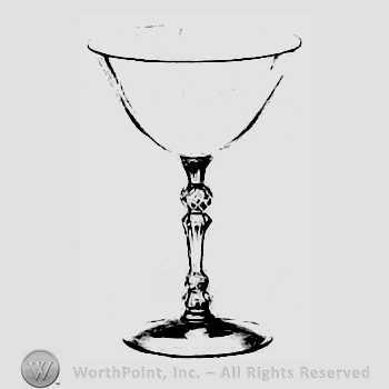 Mark with Glass Pattern: Niagara; goblet. | #359102