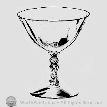 Mark with Glass Pattern: Niagara; goblet. | #359103