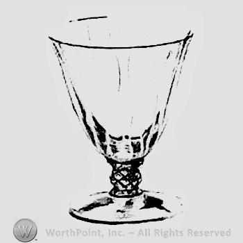 Mark with Glass Pattern: Niagara; goblet. | #359107