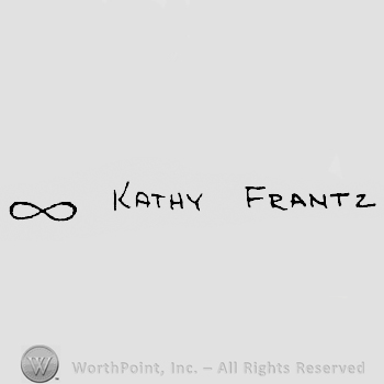 Mark with The infinity sign and the text "Kathy | #35984