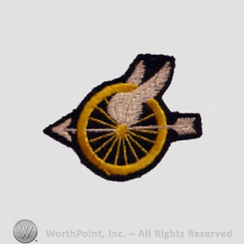 Mark with A winged wheel and an arrow. | #360104