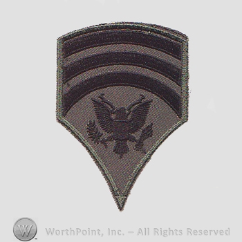 Mark with Vietnam Era Subdued Enlisted Ranks | #360285