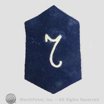 Mark with WWI Army Patch : 7th Corps Patch. | #360320