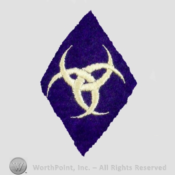 Mark with WWI Army Patch : 39th Division Patch. | #360380