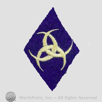 Mark with WWI Army Patch : 39th Division Patch. | #360402