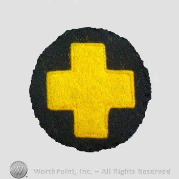 Mark with WWI Army Patch : 33rd Division Patch. | #360426