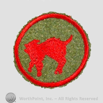Mark with WWI Army Patch : 81st Division | #360452