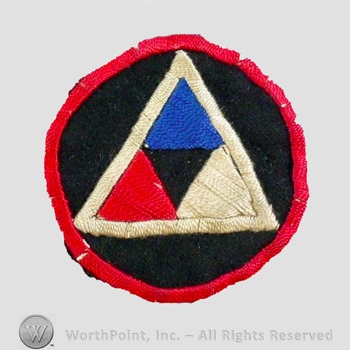 Mark with WWI Army Patch : 39th Division Patch. | #360455