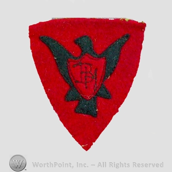 Mark with WWI Army Patch : 86th Division Patch. | #360495