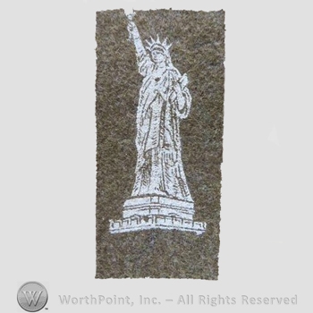 Mark with WWI Army Patch : 77th Division Patch. | #360575