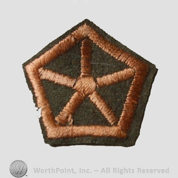 Mark with WWI Army Patch : 5th Corps | #360654