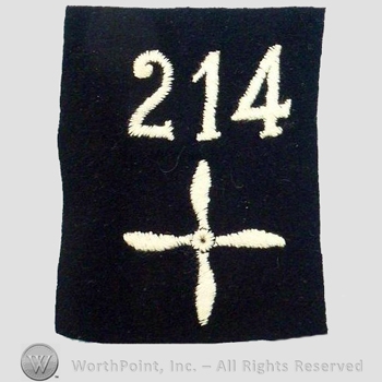 Mark with WWI Enlisted Squadron Patch : 214th Air | #360672