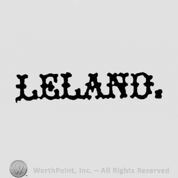 Mark with stylish writing capital letters LELAND | #36069