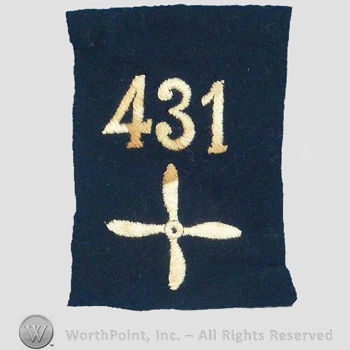 Mark with WWI Enlisted Squadron Patch : 431st Air | #360705